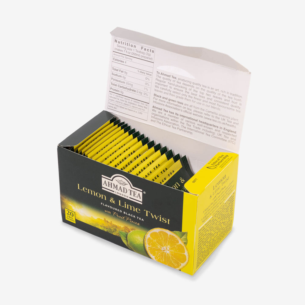 Lemon & Lime Twist Fruit Black Tea – Ahmad Tea Nigeria